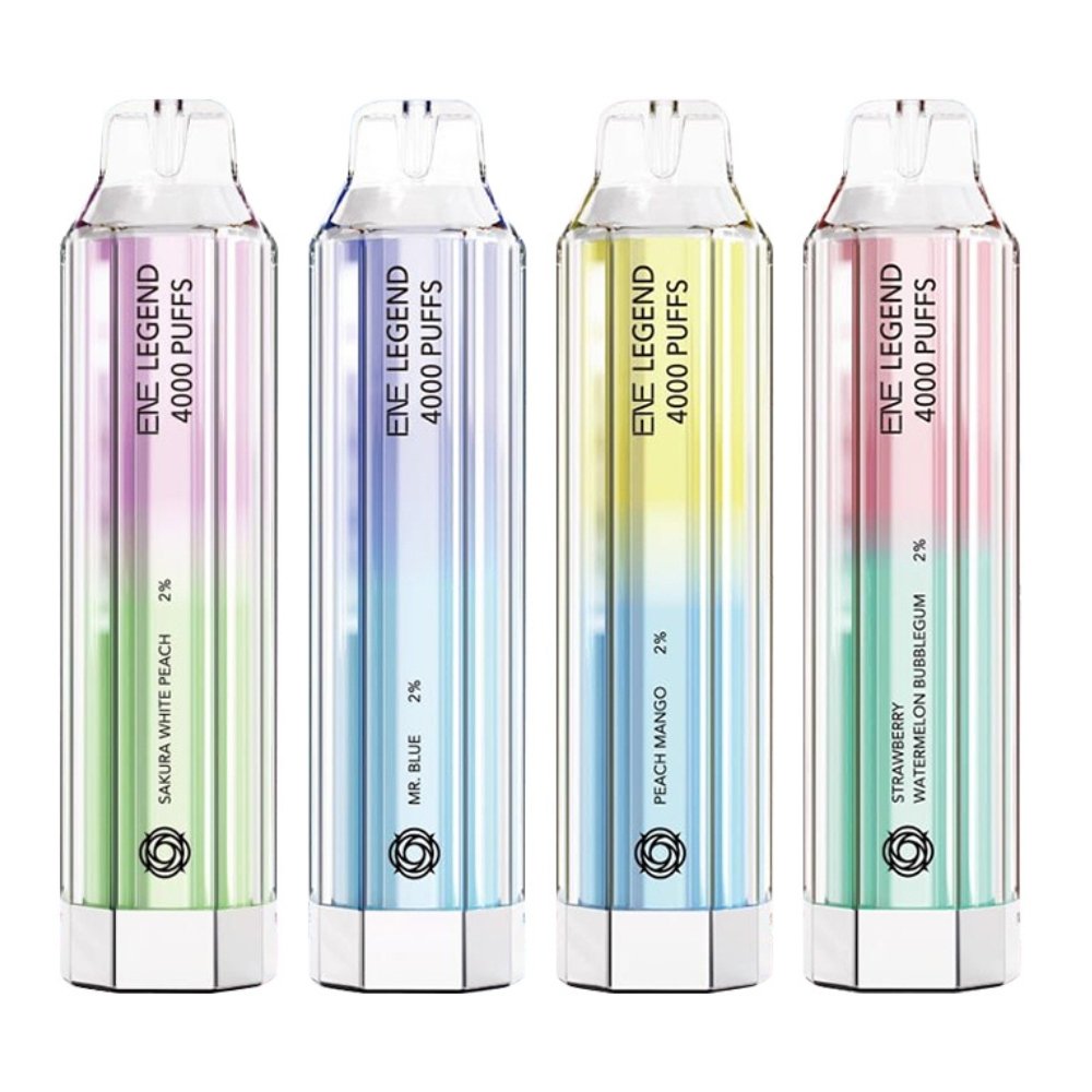 Elux ENE Crystal Legend 4000 Prefilled Pod Kit Box of 10– Bulk Vape ...
